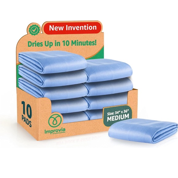 IMPROVIA | Bedding | Improvia Underpads34x36heavy Absorbency Reusable ...